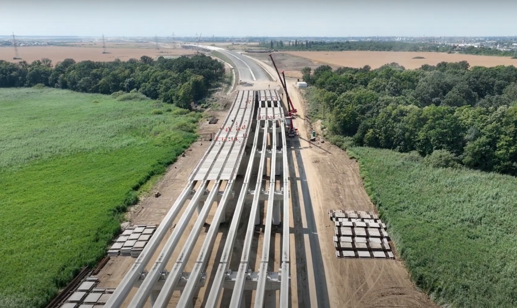 VIDEO Autostrada A0 Nord. Cele mai noi imagini de pe lotul 4 Pantelimon – Glina, care face ...